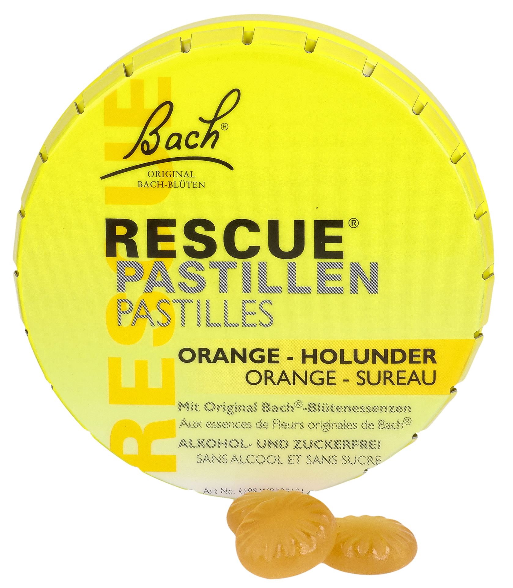 RESCUE Pastillen Orange 50 g – Apotheke Gränichen